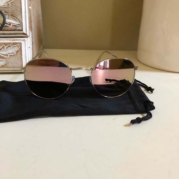 Accessories | New Retro Chic Pink Mirror Aviator Sunglasses | Poshmark